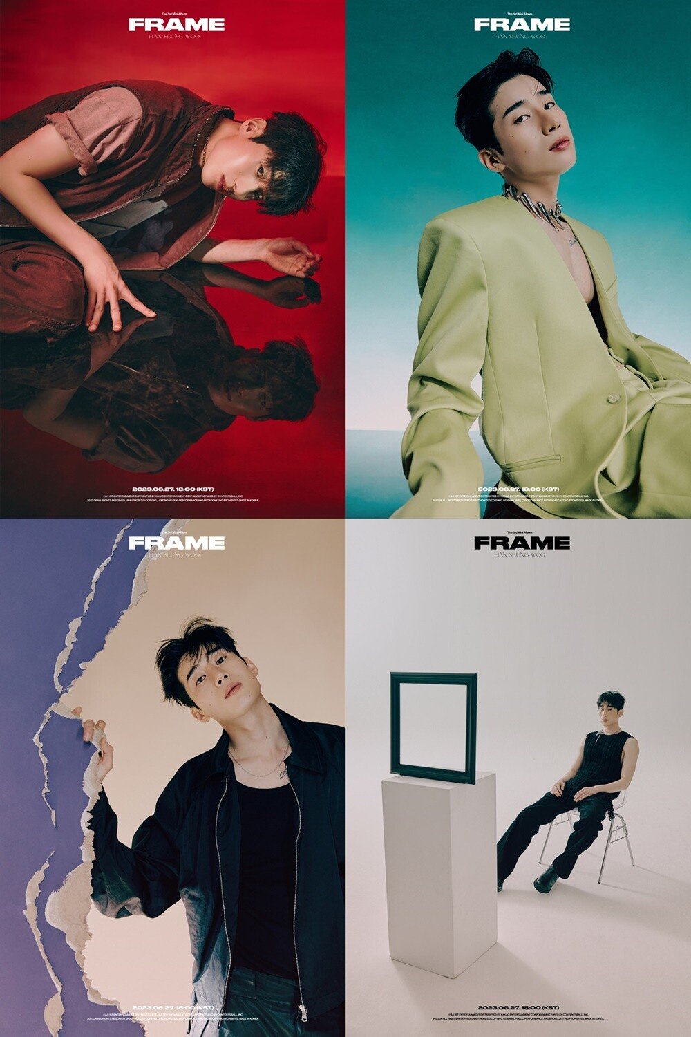 한승우, 다양한 ‘프레임’ 콘셉트 사진 공개｜스포츠동아