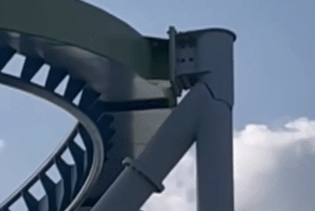 99m 기둥 부러진 줄도 모르고 153km 롤러코스터 ‘쌩쌩’ [영상] : 소다