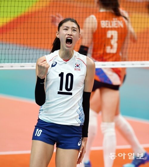Volleyball star Kim Yeon-koung performs brilliantly in post season ...
