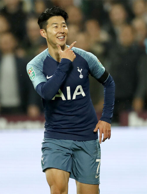 Son celebrates his 150th appearance for Tottenham with two goals : The ...