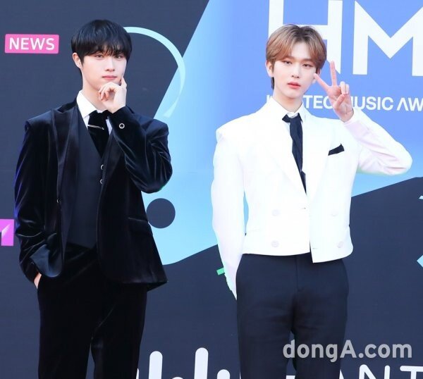 CIX 현석·EPEX 백승, 2MC의 눈부신 비주얼 [DA포토]｜스포츠동아