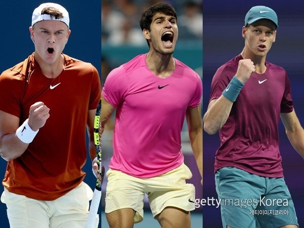 남자 테니스 새로운 ‘빅3’ 등장? …알카라스·시너·루네, ATP에 활력｜스포츠동아