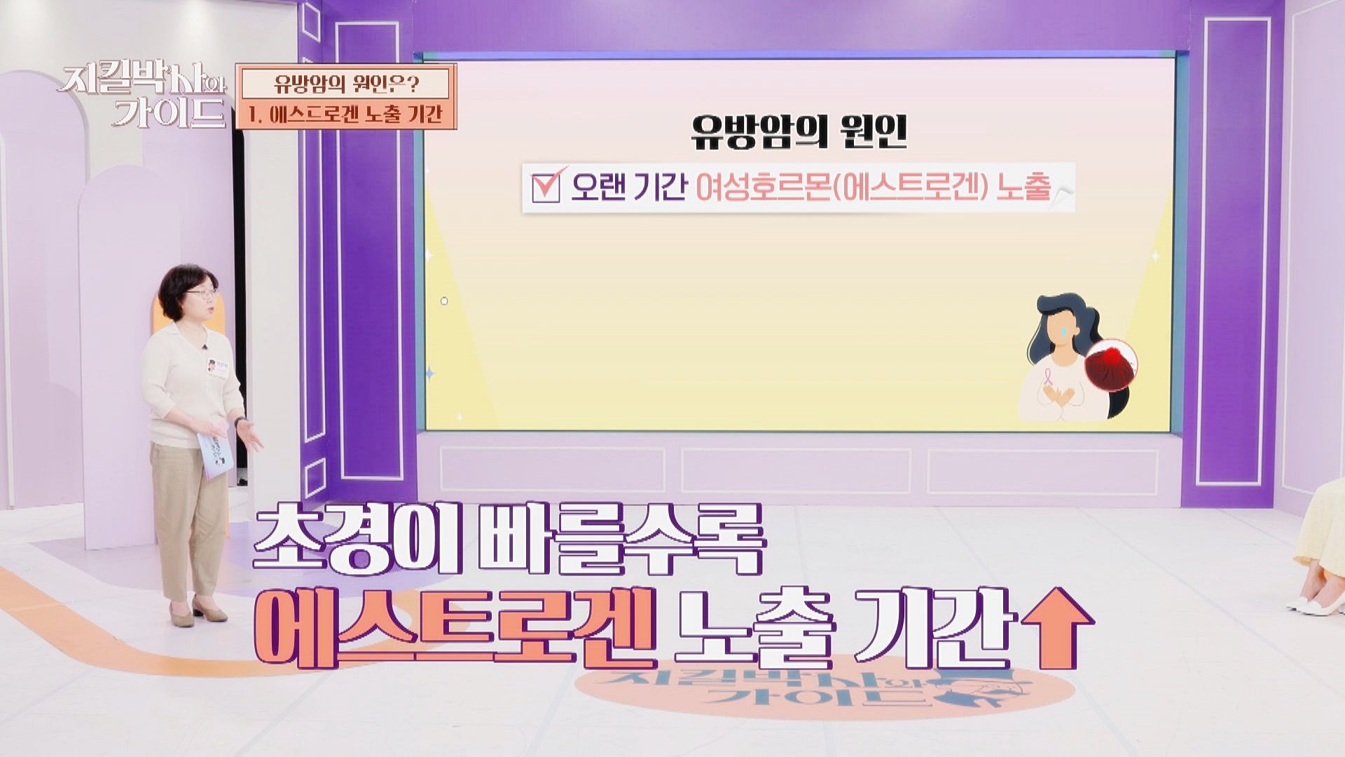 초경을 빨리하면 유방암에 걸릴 확률이 높아진다?! | JTBC 230813 방송 | 보다