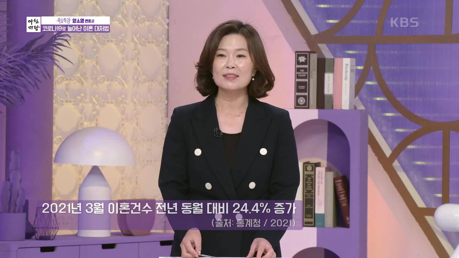 양소영 쌤의 코로나19로 늘어난 이혼 대처법 | KBS 211216 방송 | 보다