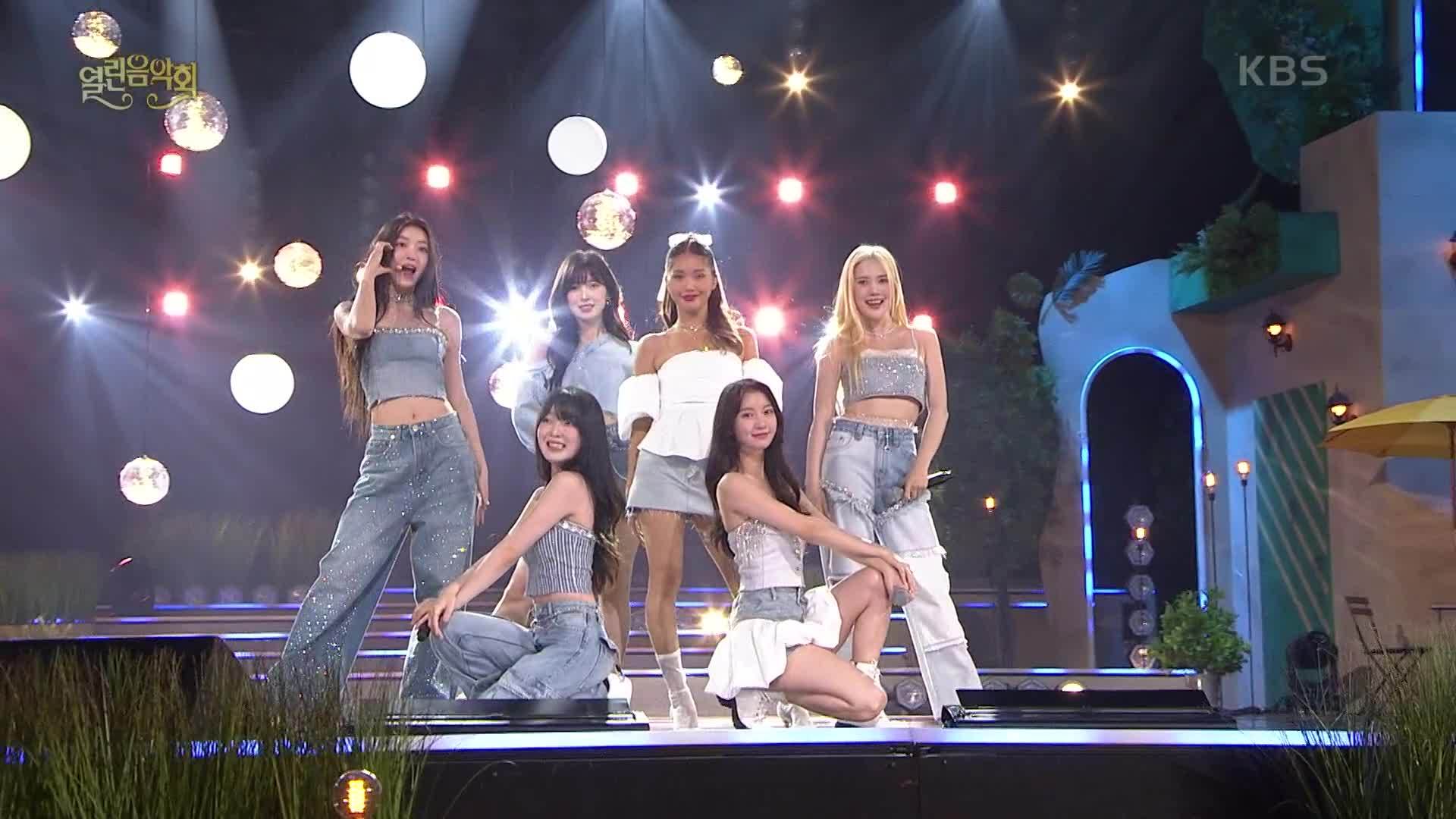 오마이걸 - Dolphin | KBS 230813 방송 : VODA